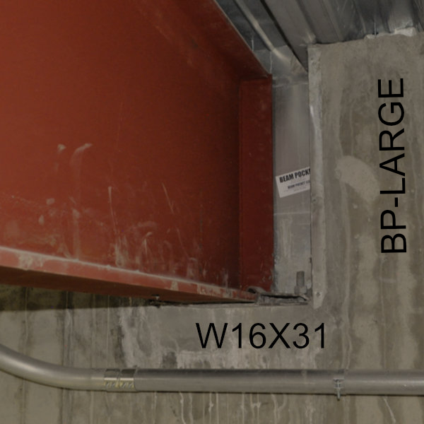 BEAM POCKET -new cast in place - adjustable -LEED 4.1 criteria