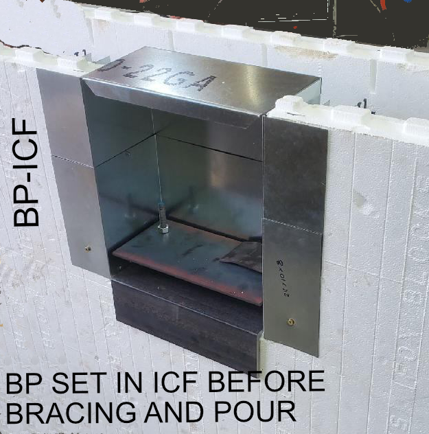 BEAM POCKET -new cast in place - adjustable -LEED 4.1 criteria